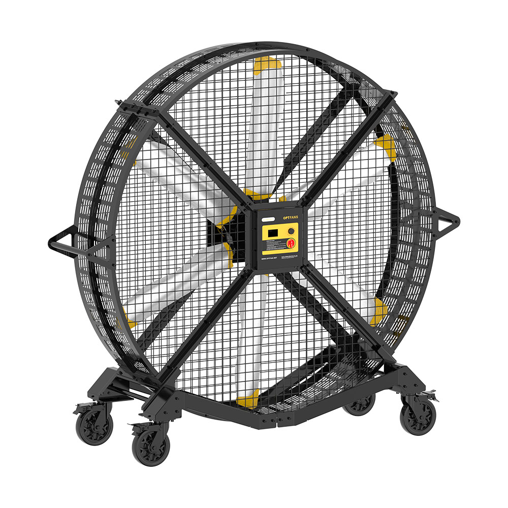 China OPTFANS New BIG HVLS Mobile Floor Fans Portable Fans for ...