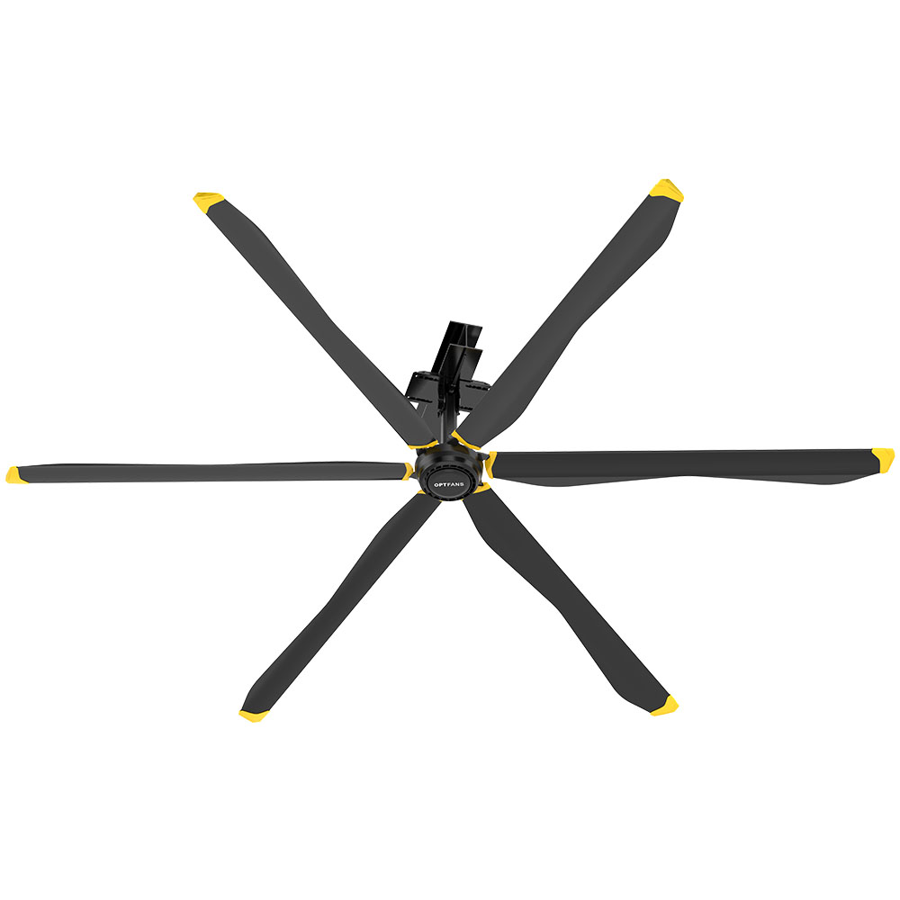 China OPTFANS Large Industrial Fans with PMSM Motor for High Ceiling ...