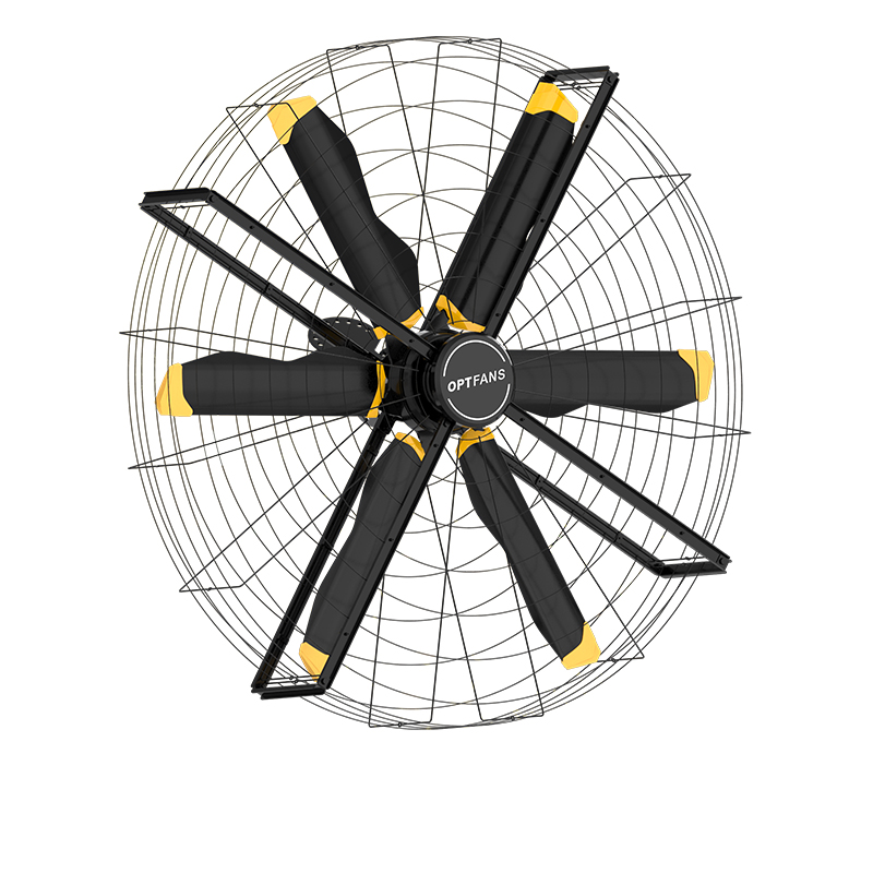China OPTFANS Powerful Large Wall-mounted Fans Big Wall Fans factory ...