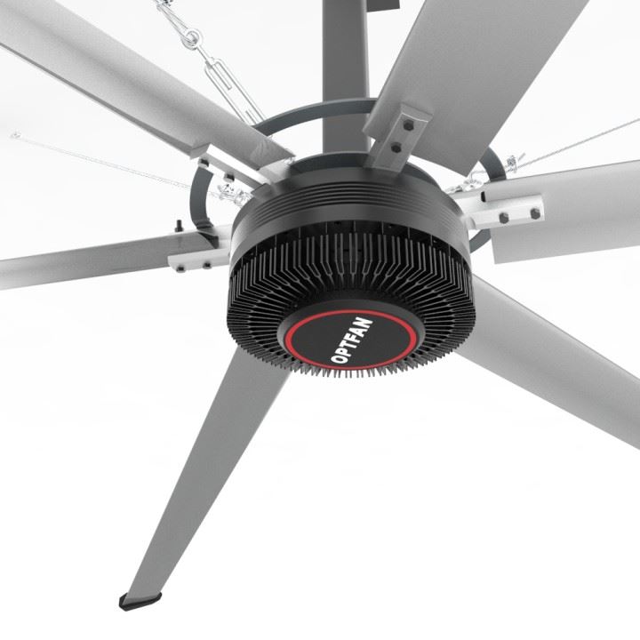 China 100% Original Factory Very Large Ceiling Fans - 7.3M Gym Energy ...